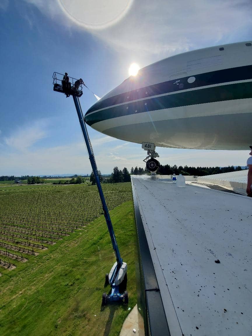 BOEING 747 | HydroCleaning NW LLC in Oregon